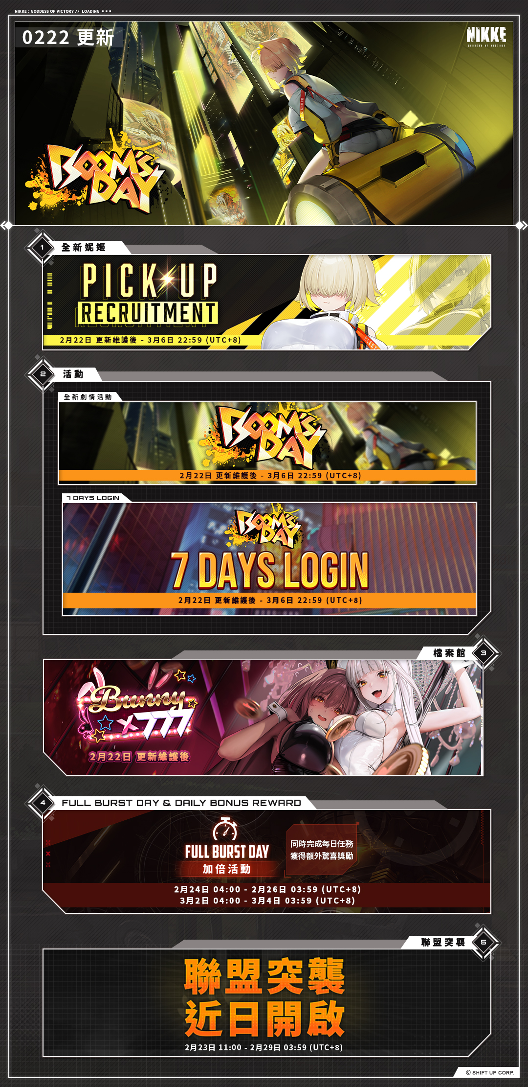 NIKKE：胜利女神版本维护结束 本期活动一览_NIKKE：胜利女神wiki|GameKee